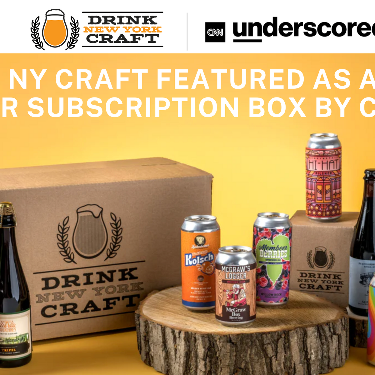 Drink NY Craft Featured by CNN as a Best Beer Subscription Box